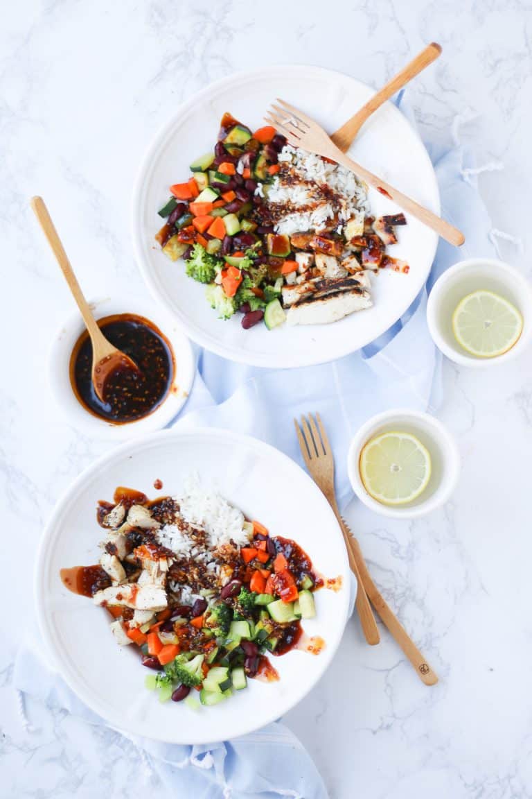 Teriyaki Rice Bowl - {Rumbi Island Grill copycat recipe} - Oh So Delicioso