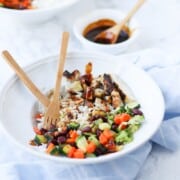 Teriyaki Rice Bowl - {Rumbi Island Grill copycat recipe} - Oh So Delicioso