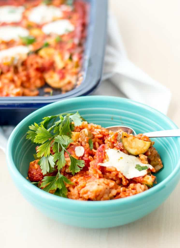 Baked Tomato Risotto - Oh So Delicioso