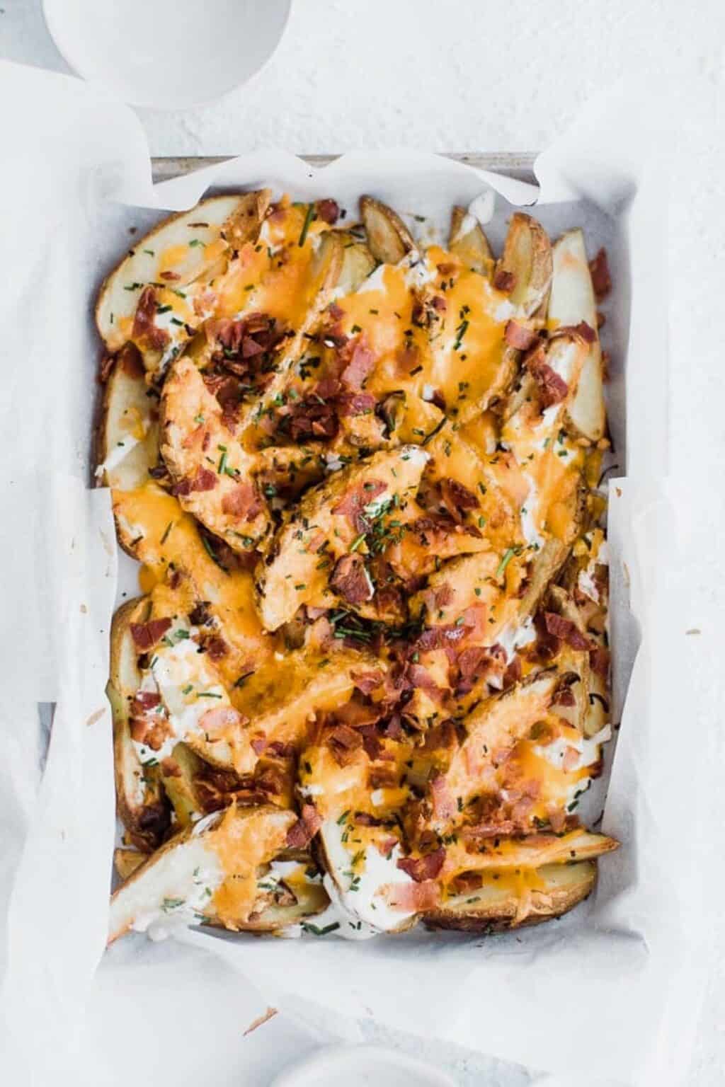 Cheesy Potato Wedges | Side Dish | Oh So Delicioso