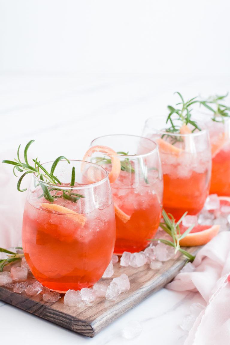 Ruby Red Grapefruit Sparkler - Oh So Delicioso