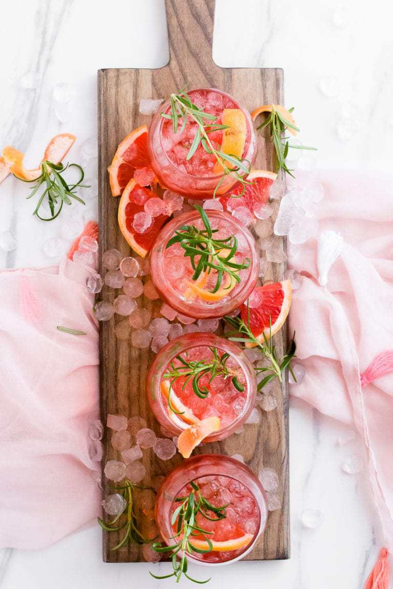 Ruby Red Grapefruit Sparkler - Oh So Delicioso