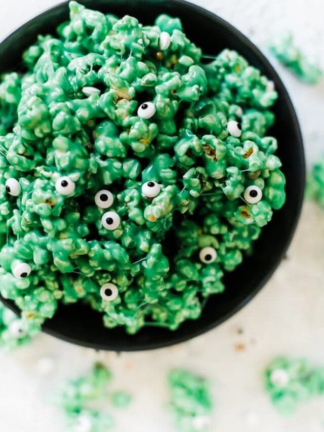 Monster Halloween Popcorn - Oh So Delicioso