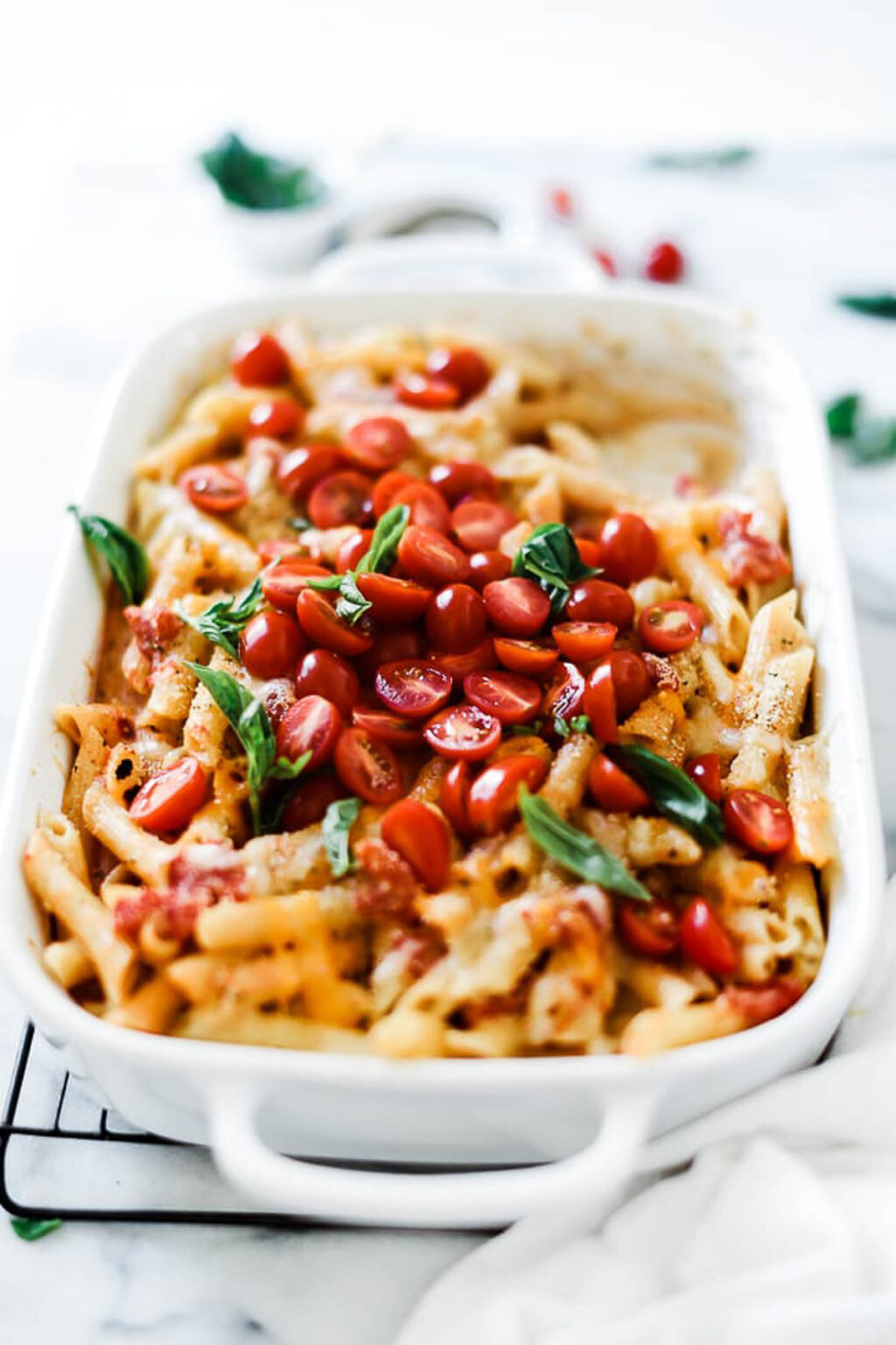 Three-Cheese Italian Pasta Bake - Oh So Delicioso