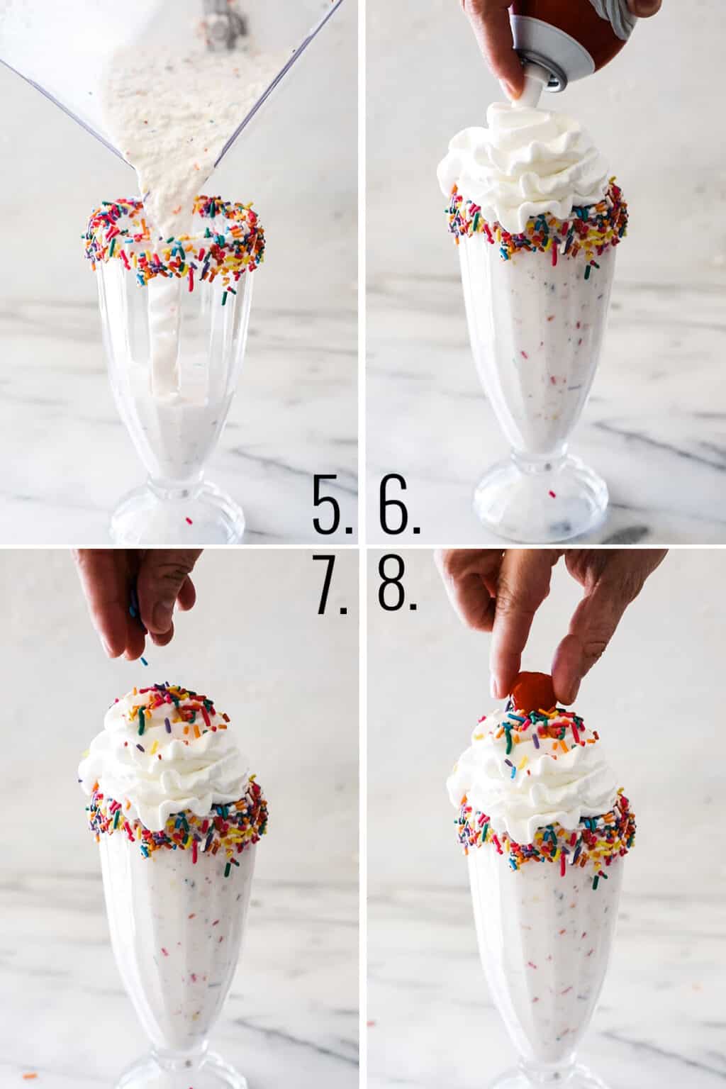 Birthday Cake Shake - Oh So Delicioso