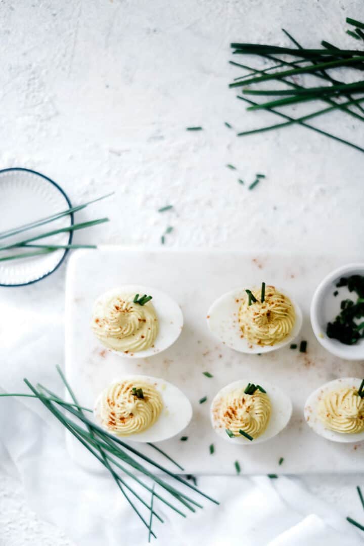 Easy Deviled Eggs Four Ways Recipes Oh So Delicioso 1810