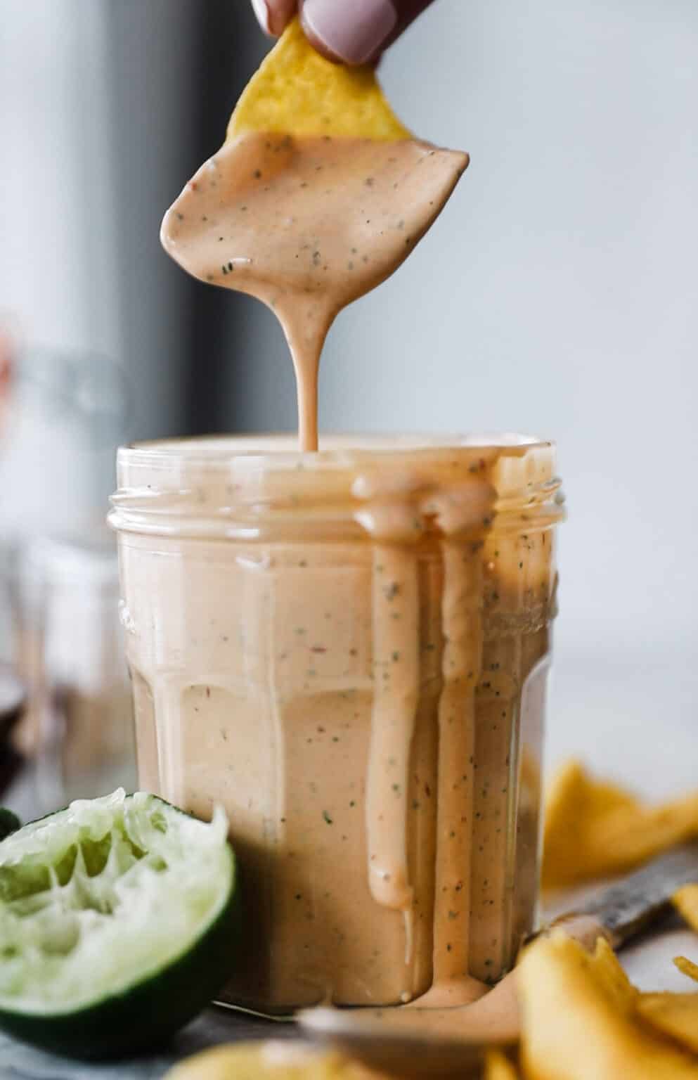 The BEST Creamy Chipotle Sauce Recipe - Oh So Delicioso