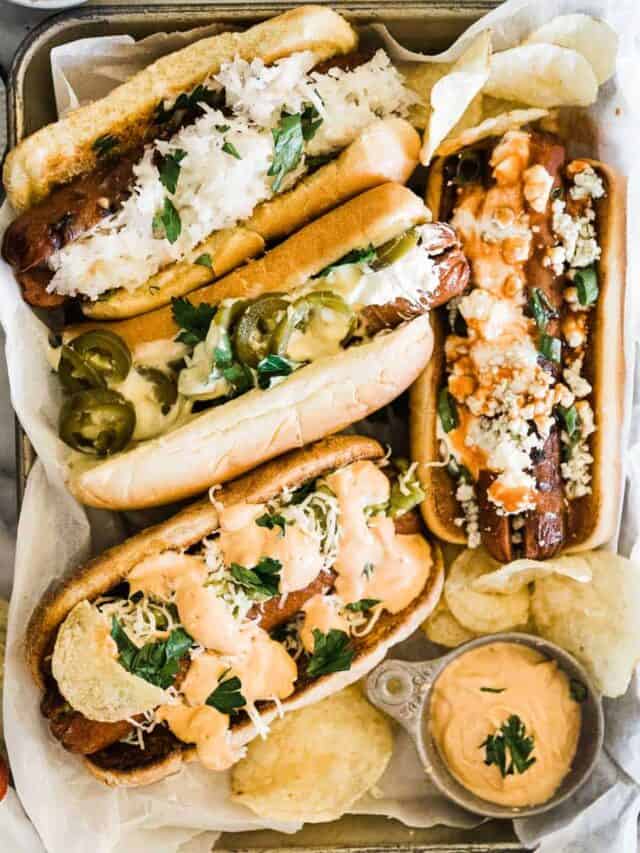 Easy Hot Dog Bar - Oh So Delicioso