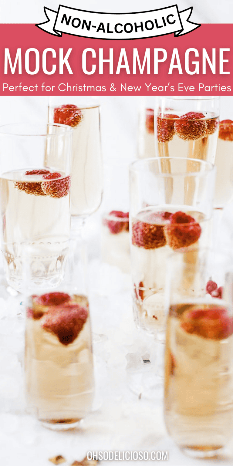 Mock Champagne (Non-Alcoholic Champagne) - Oh So Delicioso