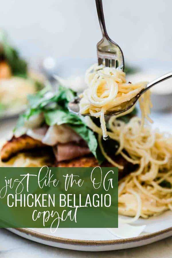 Chicken Bellagio ~ Cheesecake Factory Copycat - Oh So Delicioso