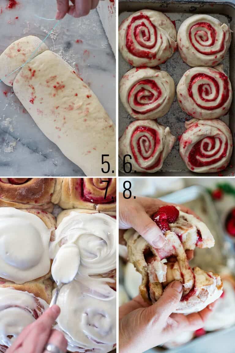 Raspberry Rolls - Oh So Delicioso