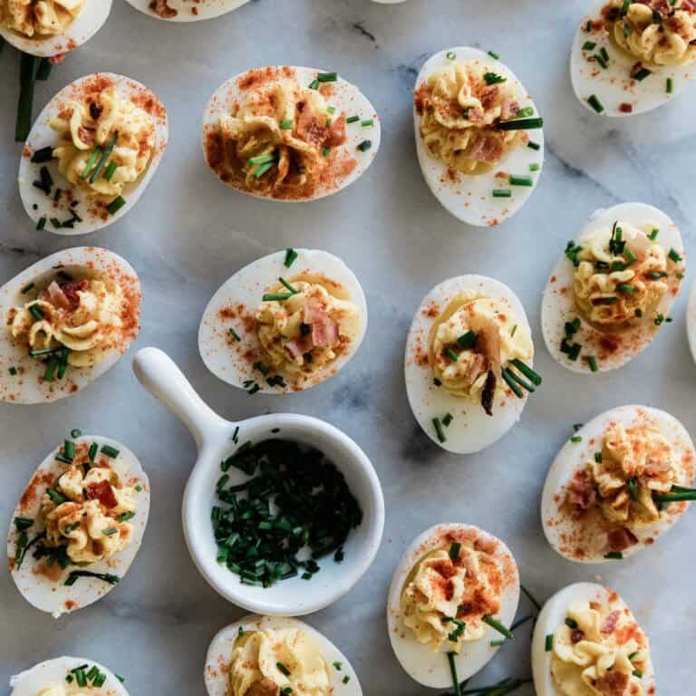 Easy Deviled Eggs Four Ways | Recipes | Oh So Delicioso
